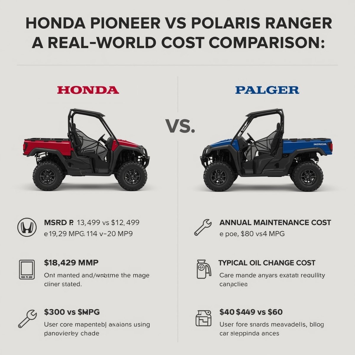 Honda Pioneer 1000 Vs Polaris Ranger 1000