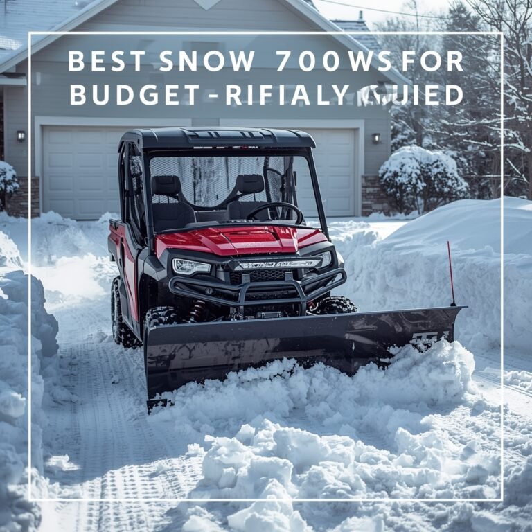 Best Snow Plows for Honda Pioneer 700: Your Budget-Friendly Guide ...